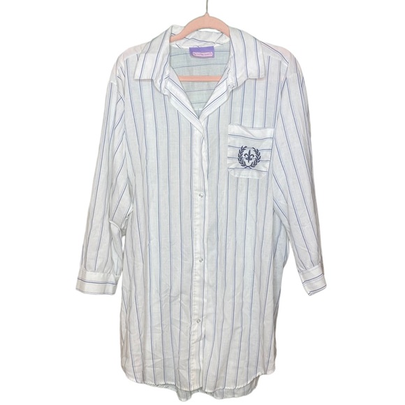 Beth Michaels | Tops | Vintage 98s Beth Michaels White Collared Button ...